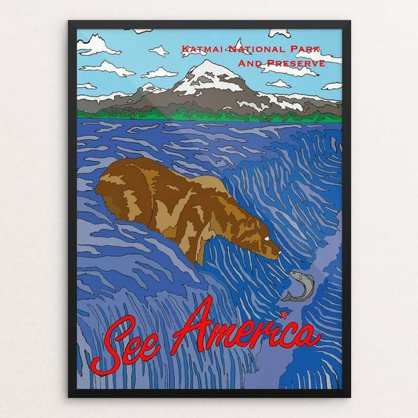 Katmai National Park and Preserve Poster by Joshua Sierra - Creative ...