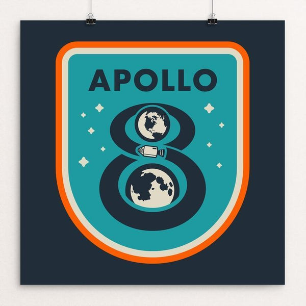 Apollo 8 Poster by Brian Folchetti - Creative Action Network