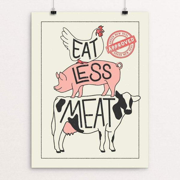 Eat Less Meat by Sarah Bloom Creative Action Network