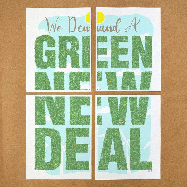 Green New Deal Download & Print-at-Home Protest Posters 3 Creative ...