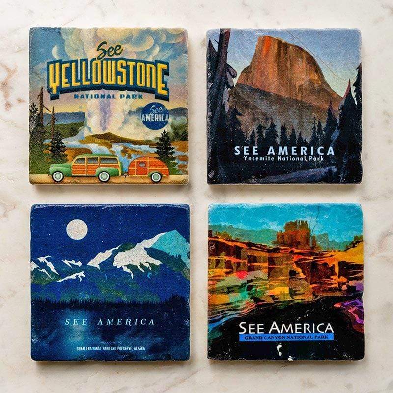 See America - Vintage National Park Posters - Creative Action Network