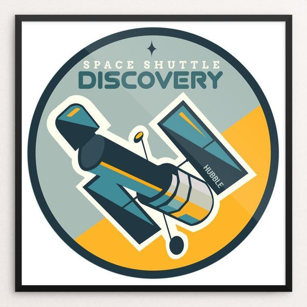 Space Shuttle Discovery Poster by Jennifer Brigham - Creative Action ...