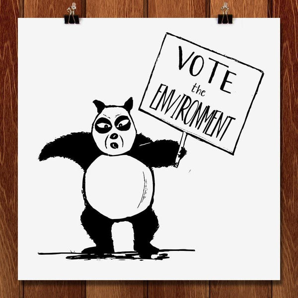 Vote Panda Bear by Alfredo Ferreiro Creative Action Network