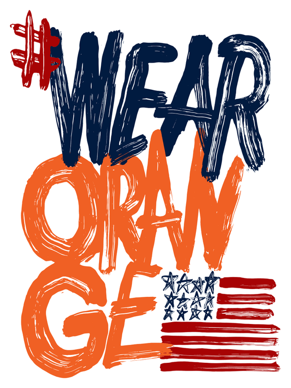 Wear Orange Poster 1 by Mark Forton Creative Action Network